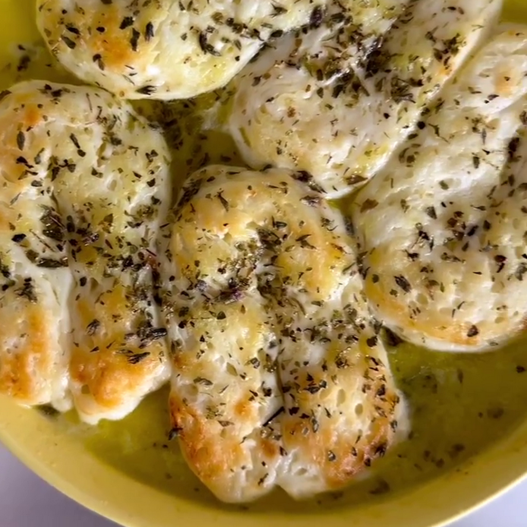 Grilled Halloumi in the Cutest Plate - Petites Choses